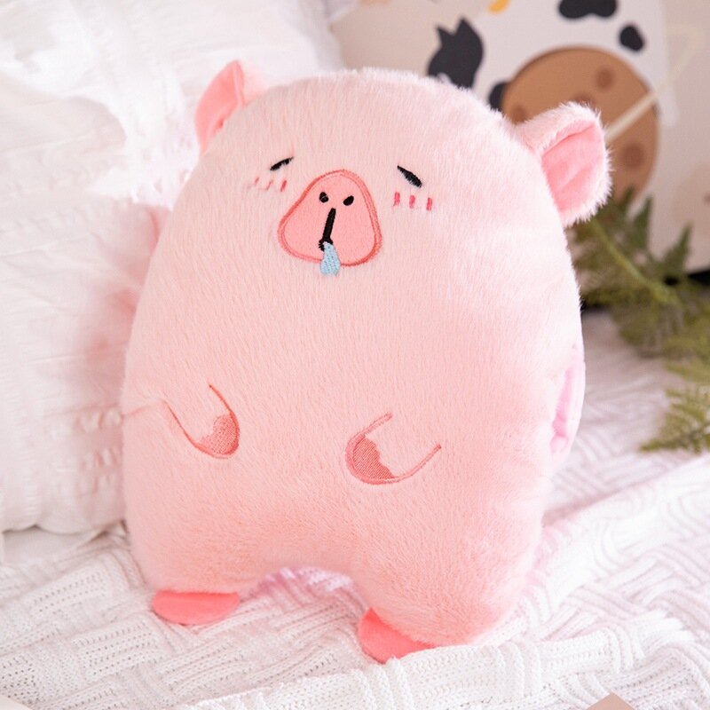 Подушка-грелка для рук в виде мультяшной капибары — идеально подходит для девочек, для дневного сна в офисе или в классе.