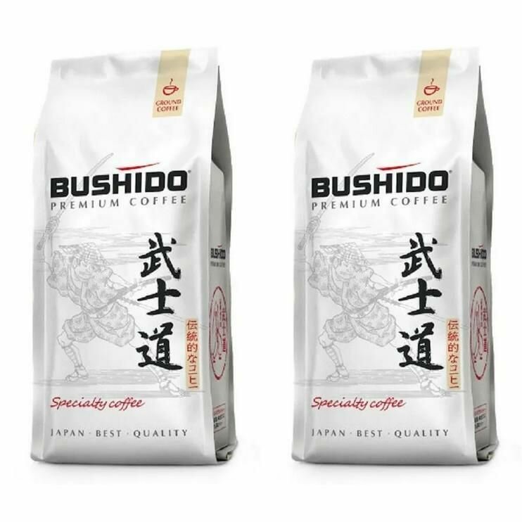 BUSHIDO Кофе молотый Specialty, 227 г, 2 шт
