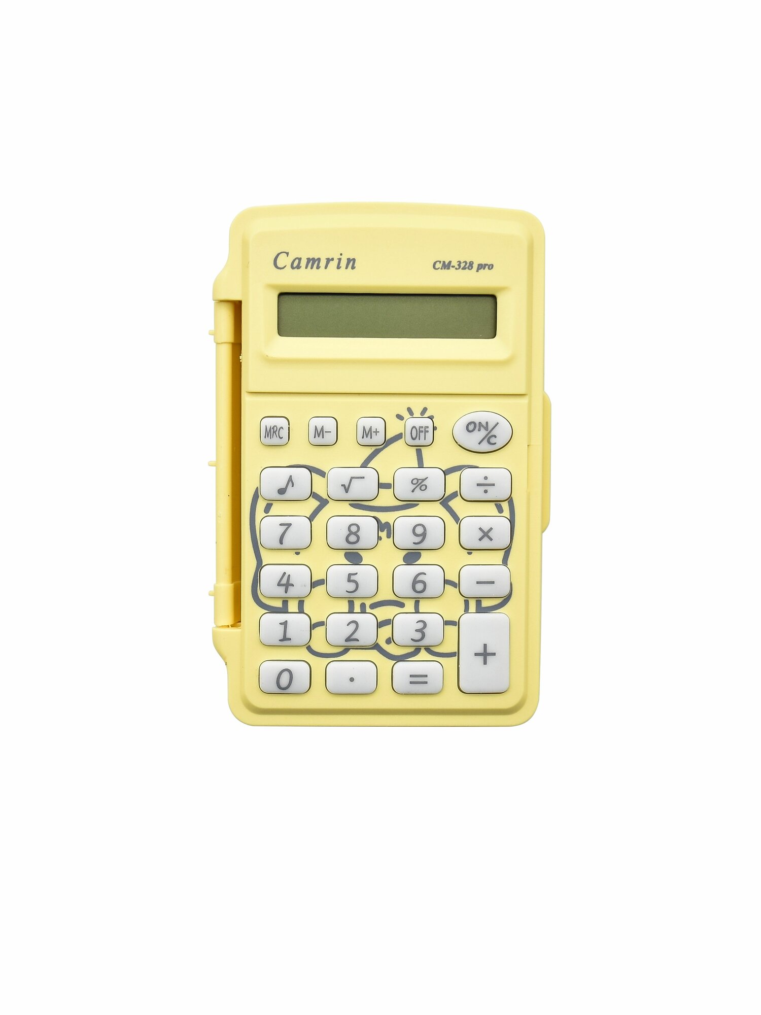 Калькулятор карманный 8-ми разрядный книжка 106x60мм "CM-328pro" желтый
