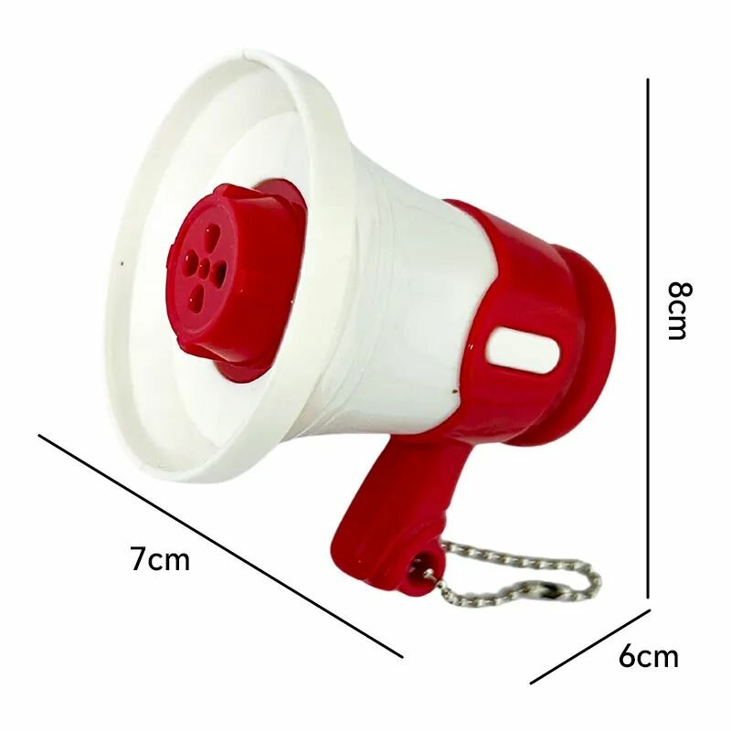 Мини Мегафон Четкий Звук Для Детей Красный