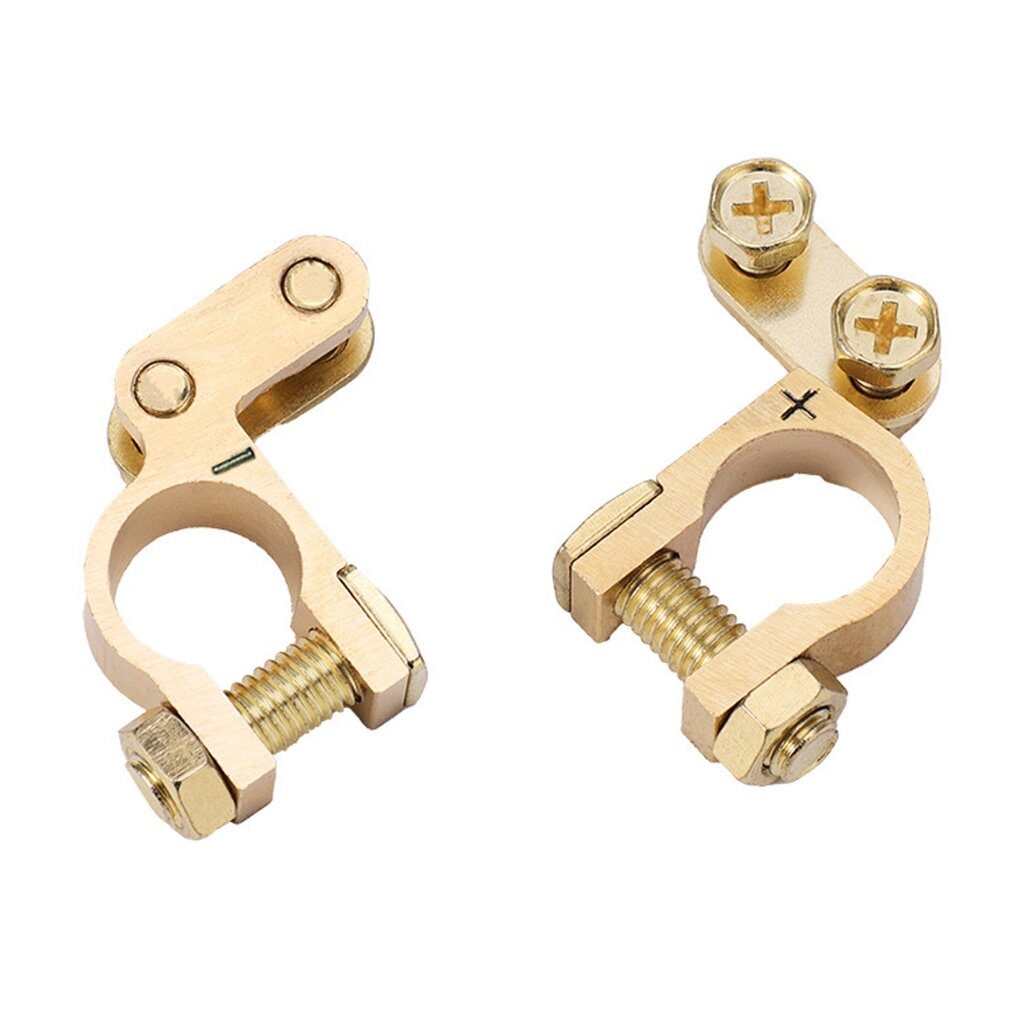 Зажим для клемм аккумулятора из утолщенной меди, система быстрого подключения, надежный источник питания для транспортных средств