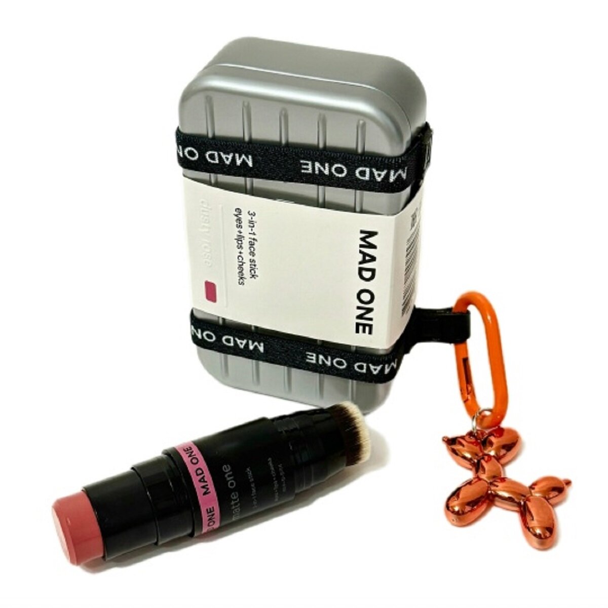 Mad One Румяна-стик для макияжа розовый (33гр)3-in-1 Stick Eyes+Lips+Cheeks Dusty Rose