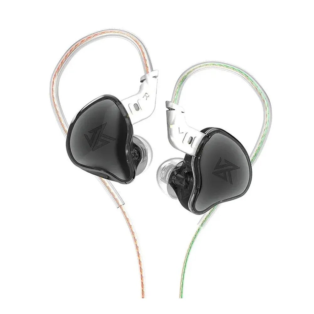 Наушники KZ EDC without Mic, проводные внутриканальные, с динамическим драйвером, black