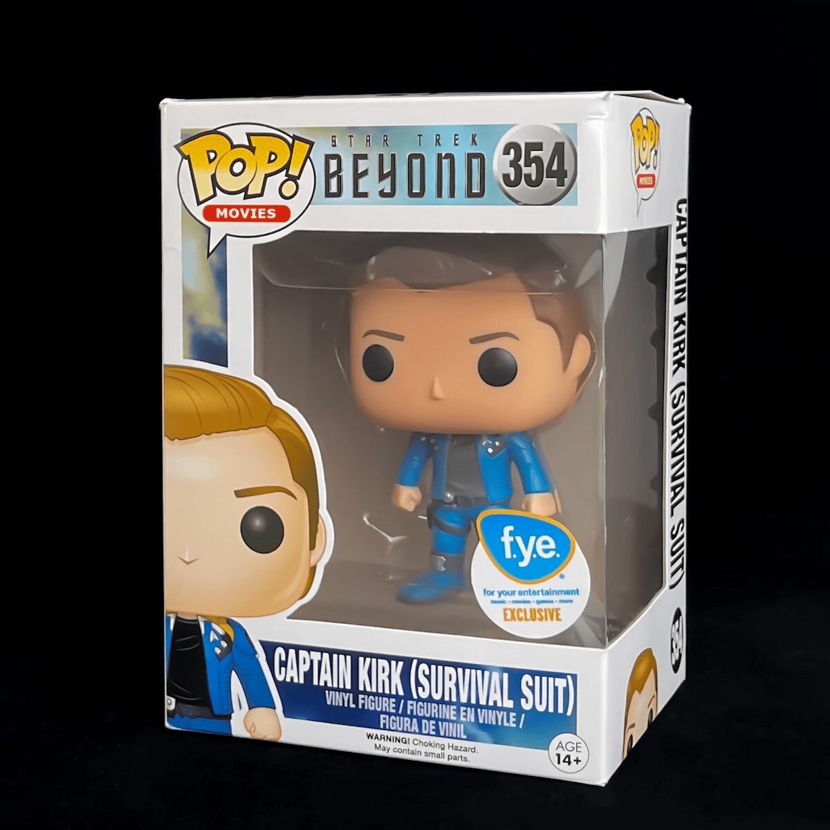 Фигурка Funko POP Kirk Survival Suit Chris Pine (Эксклюзив FYE) из фильма Star Trek Beyond / Кирк Крис Пайн из Стартрек: Бесконечность Фанко ПОП