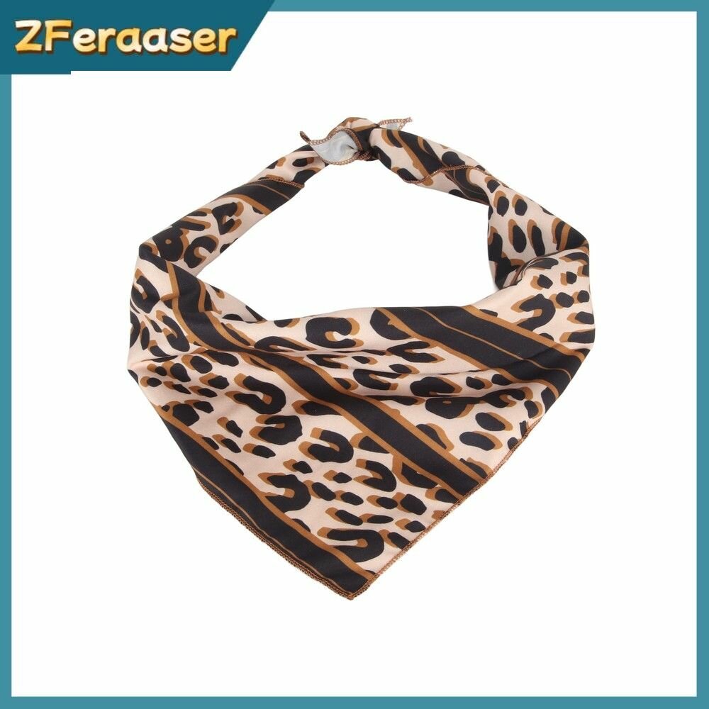 Бандана для собак: леопардовый узор, хлопковая, для путешествий