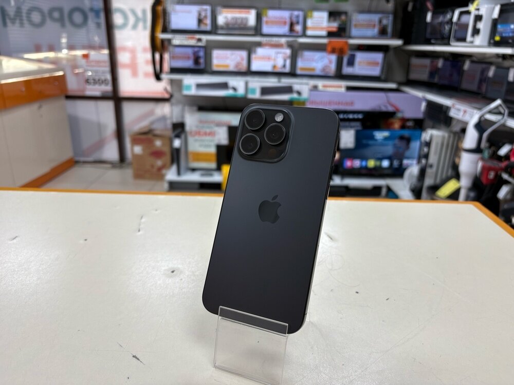Смартфон Apple iPhone 15 Pro Max 8/256Gb Black , экран 6.7, только eSIM