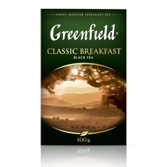 Чай Greenfield Classic Breakfast 100 г, листовой черный