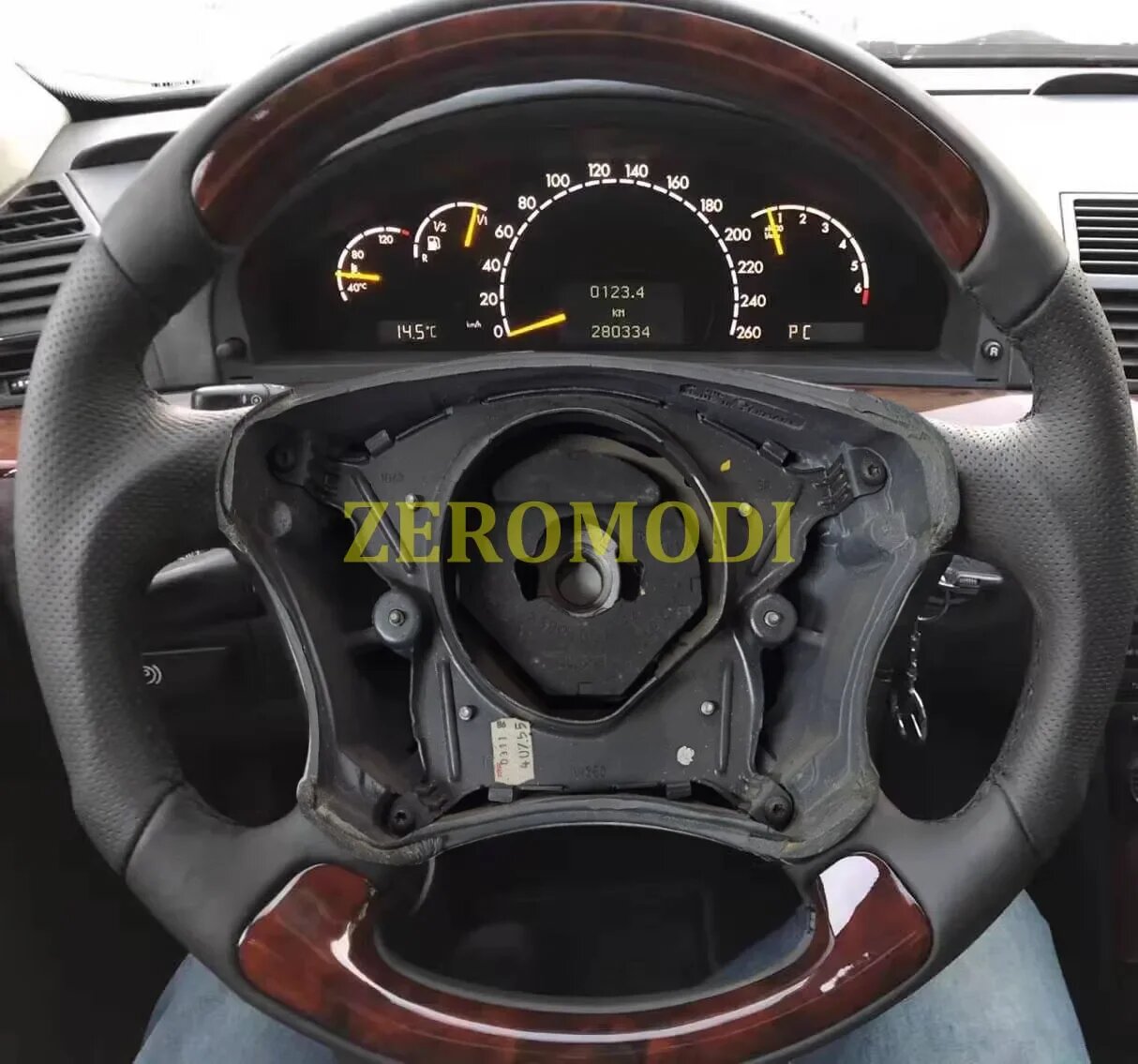 Деревянный руль для Mercedes CL55 AMG W215 S430 W220 1998-2006 гг. A