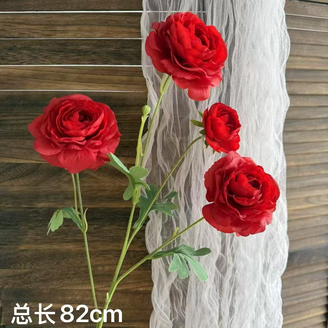 Красная серия искусственных цветов, китайское свадебное украшение, DIY цветочная композиция, искусственные цветы, наземная композиция, декоративные цветы для сцены