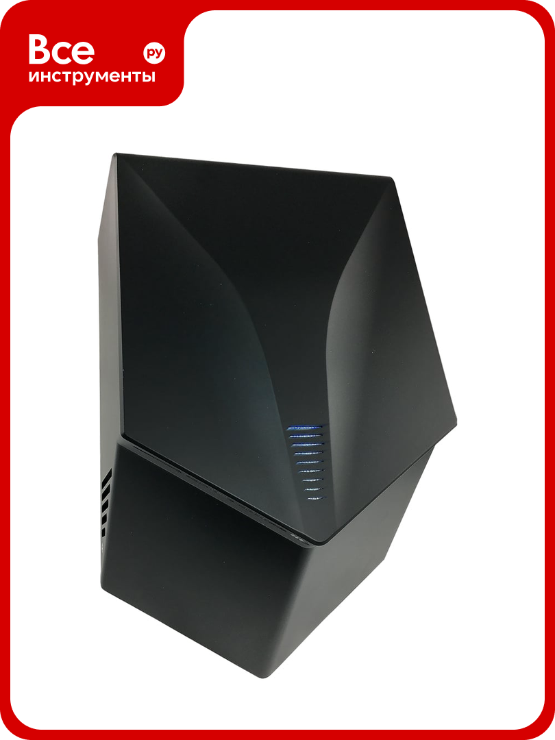 Сушилка для рук GFmark скоростная V-windblade, черная, 6861 82120