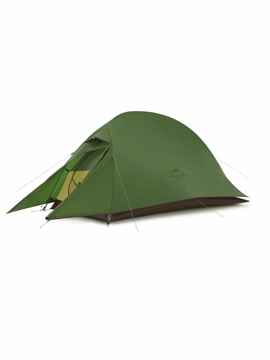 Палатка + Футпринт: Naturehike Cloud Up 2 - 20D / 2-местная, зеленая / NH17T001-T