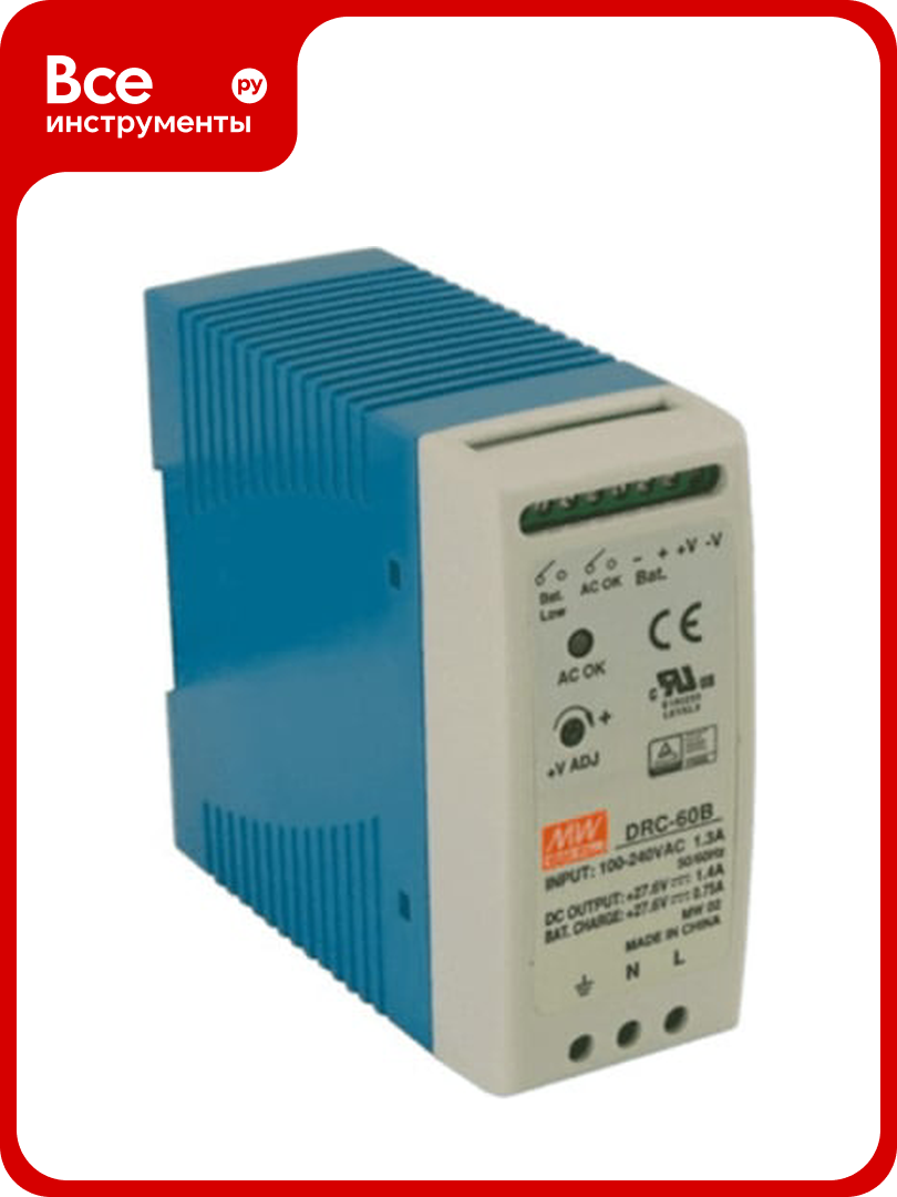 Источник питания Mean Well AC/DC DRC-60B Т02248794