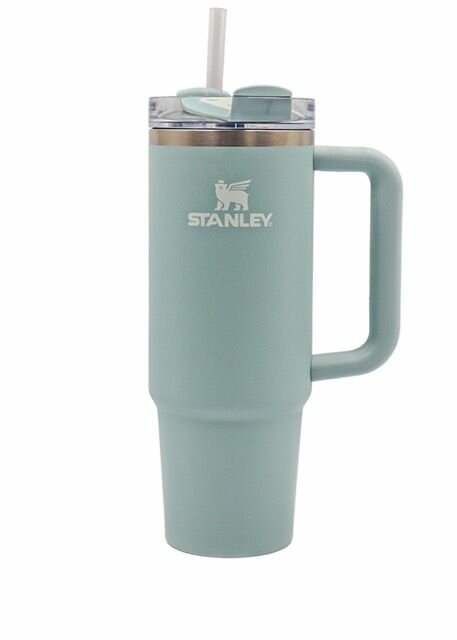 Термокружка STANLEY Quencher H2.0 0,88L (10-11912-124) с трубочкой, морская