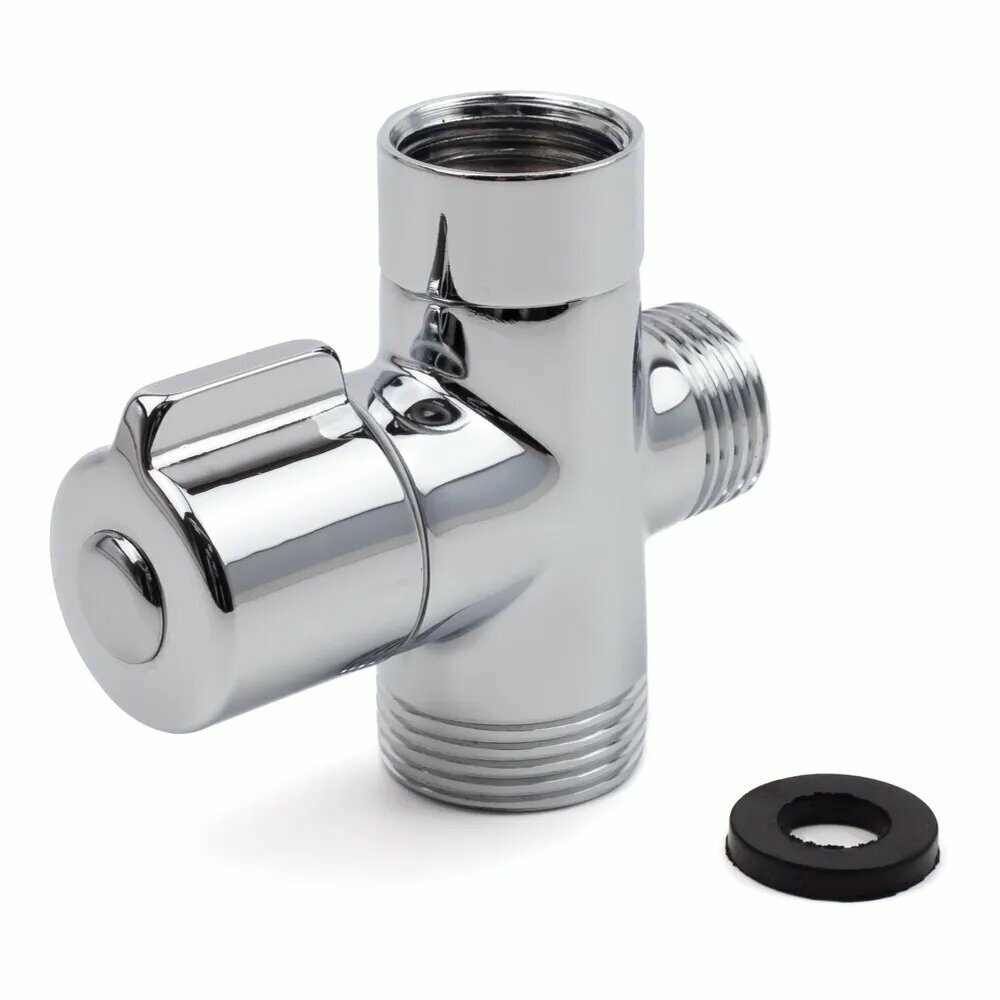 Дивертор - это простой механизм, который встроен в корпус смесителя или установлен отдельно от него.