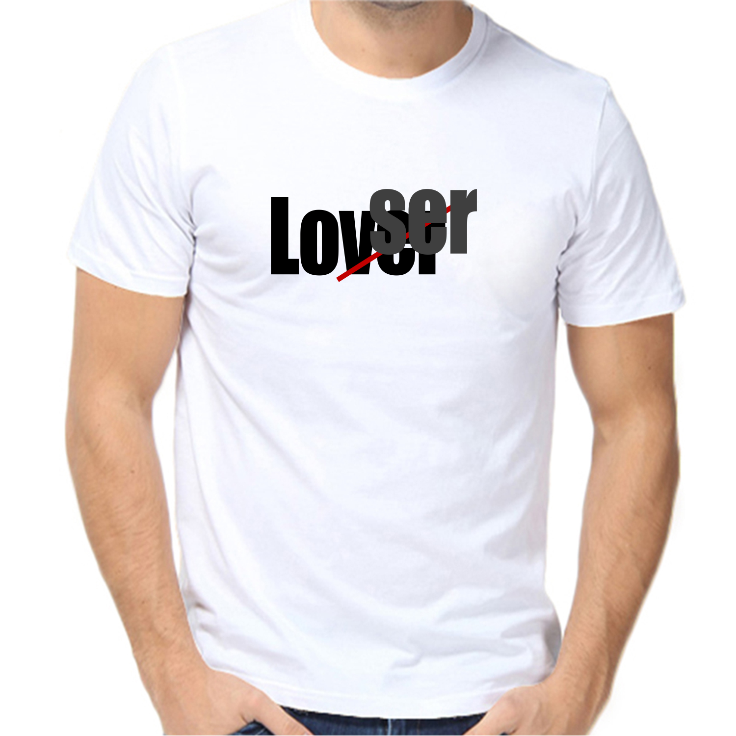 Футболка lover loser