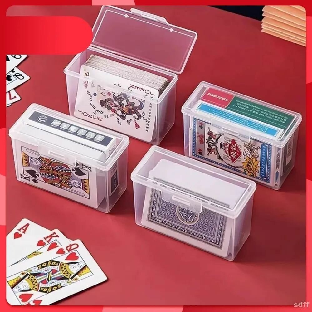 4 коробки для хранения игральных карт-упаковка из штук (Без игральных карт)
