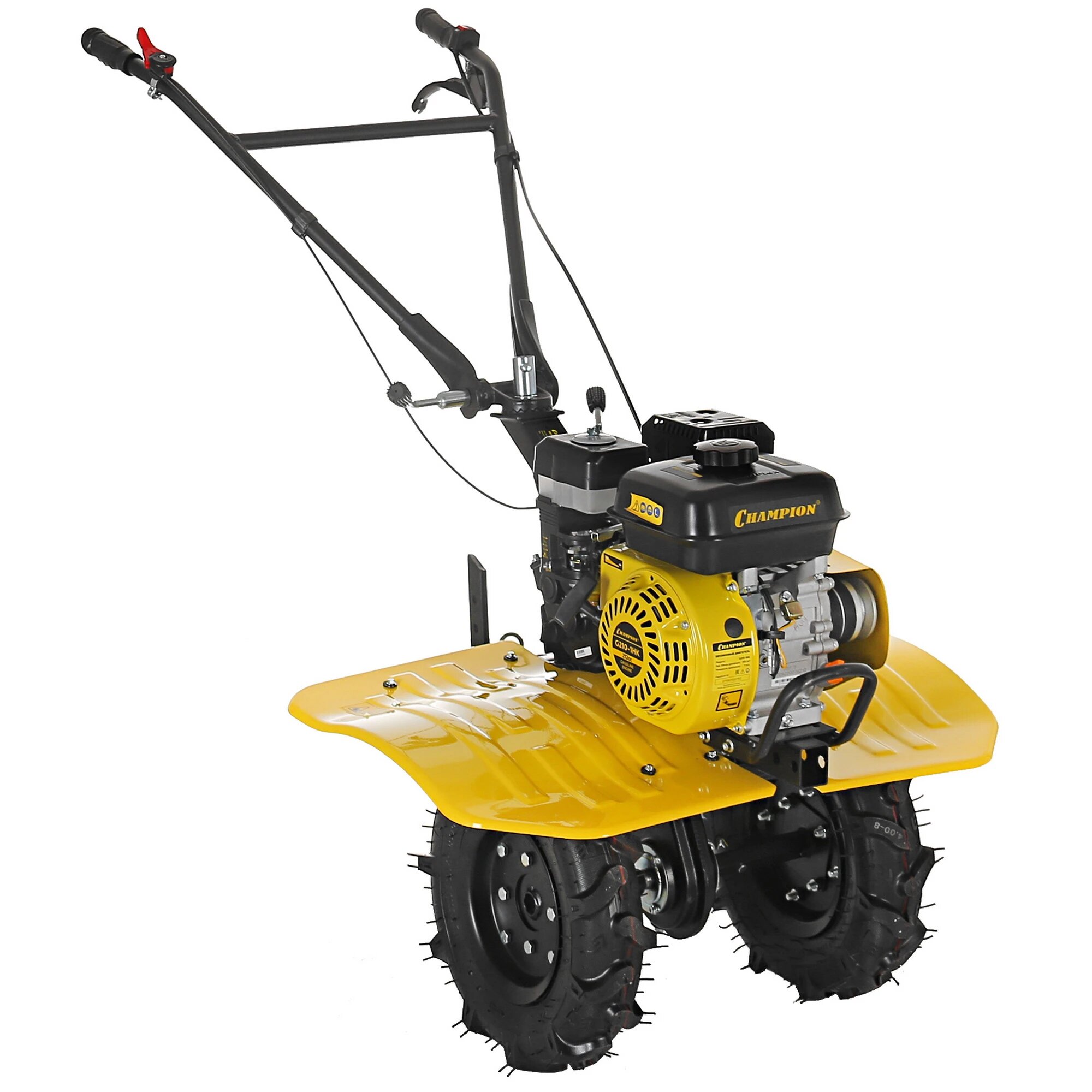 Мотоблок бензиновый Champion ВC8723 желтый, 7 л. с, 5.15 кВт