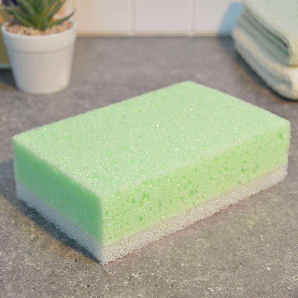 Губка банная с массажным слоем "совершенство", поролон, 165x105x50 мм