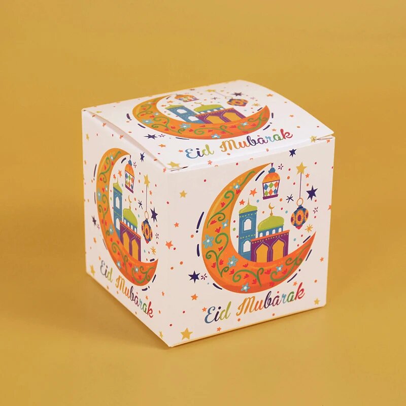 Картонная подарочная коробка для конфет ZQNYCY, 5/10 шт. Оранжевый, C, 10pcs