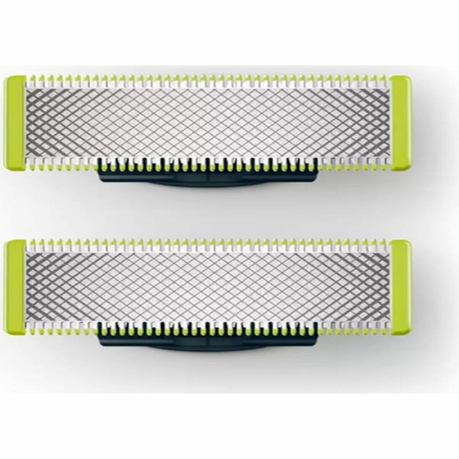 Головки для триммера Philips, траверсированные ножи из нержавеющей стали, Т-образные лезвия для бритья, вес 20 г, цвет Желтый, комплект из 2 головок для бритья, подходящие для