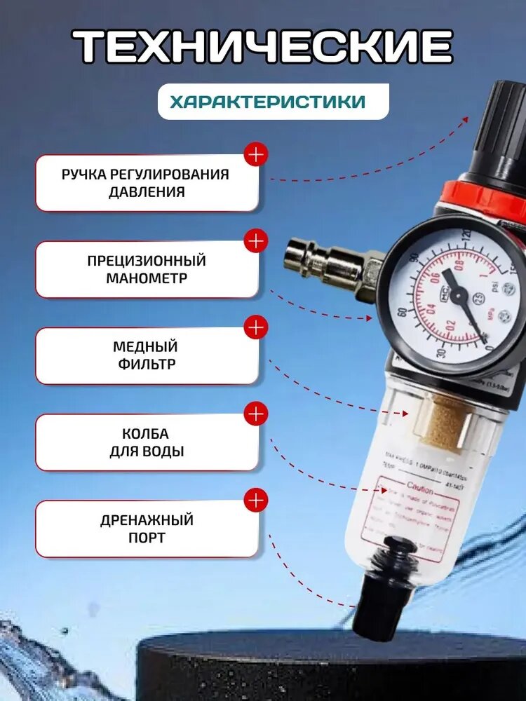 Фильтр влагоотделитель AFR-2000 — фото 1