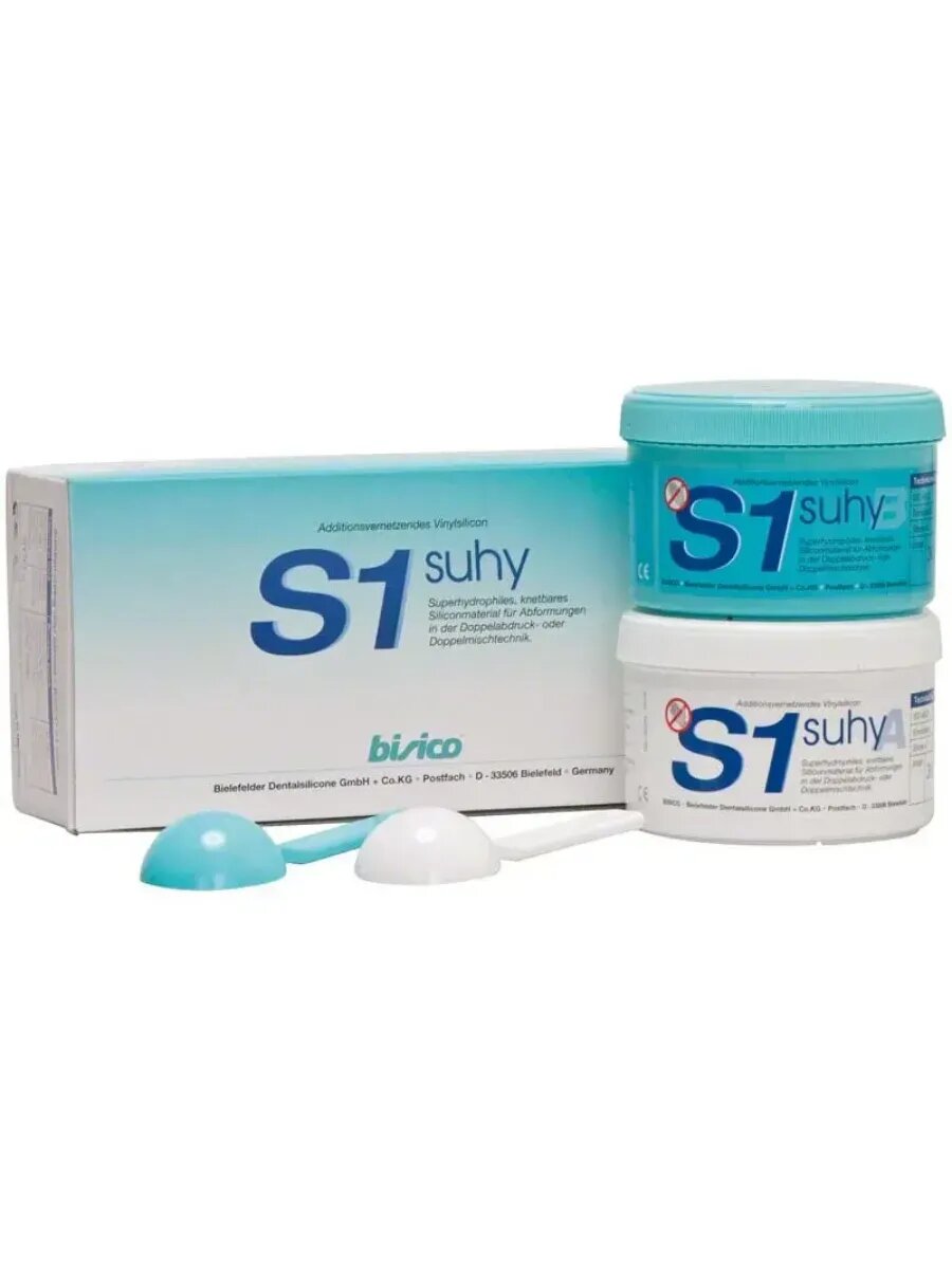 Bisico S1 Suhy силиконовый слепочный материал, 880 г.