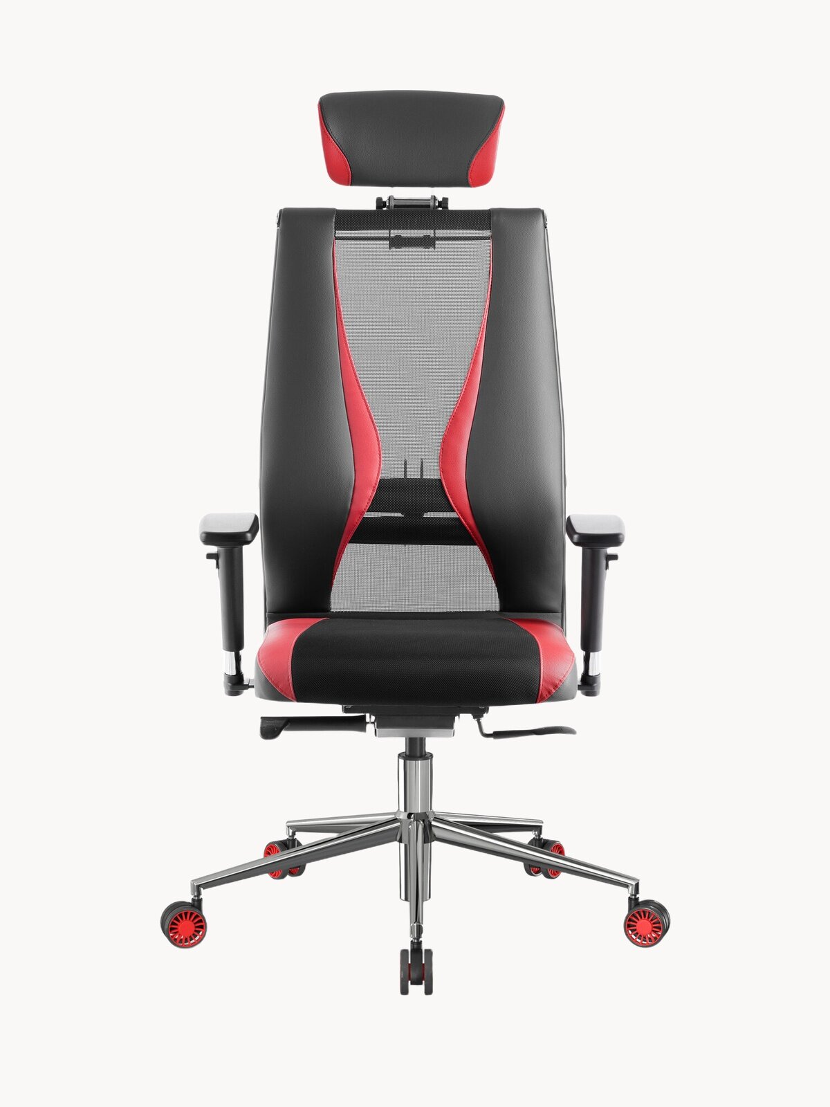 Кресло компьютерное игровое SynchroSit 10 B2-170D/M24. B23 Черный-Красный