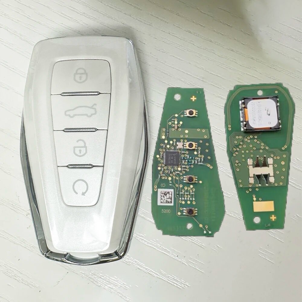 Оригинальный 4-кнопочный ключ дистанционного управления 434 МГц для GEELY ICON Geometry Coolray с чипом 47/4A 4Achip