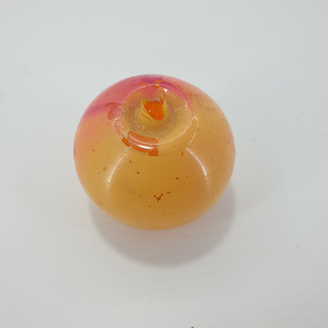 Ёлочная игрушка "Яблоко". СССР.
