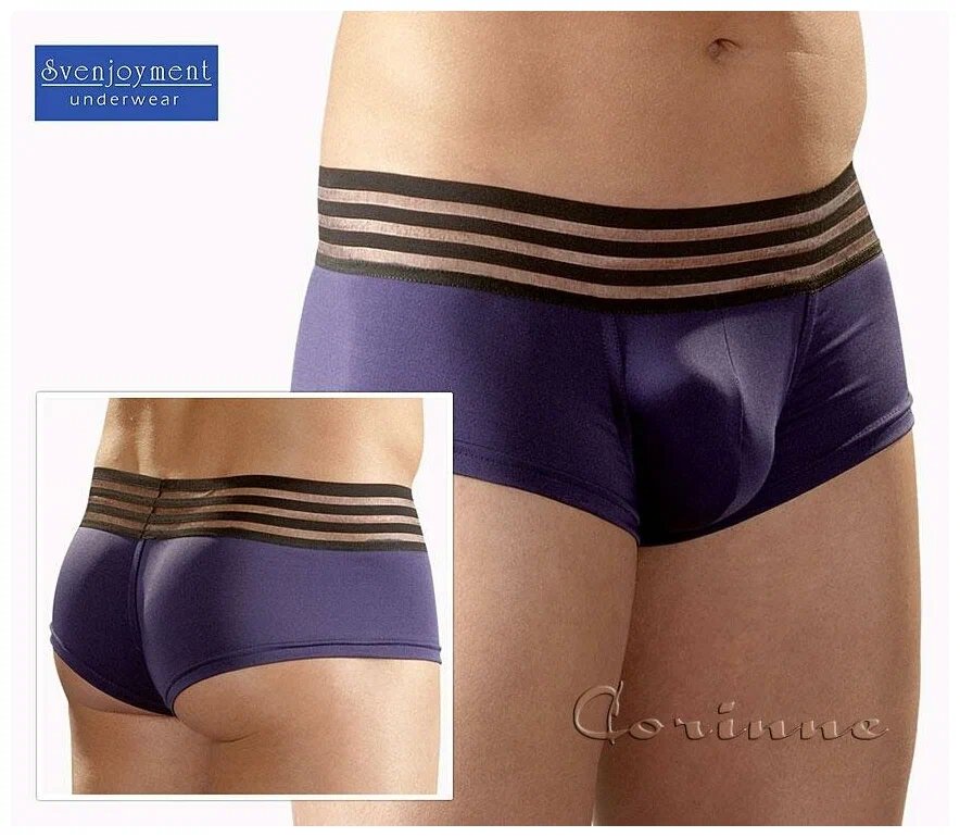 Трусы Sven O, размер M, синий, черный