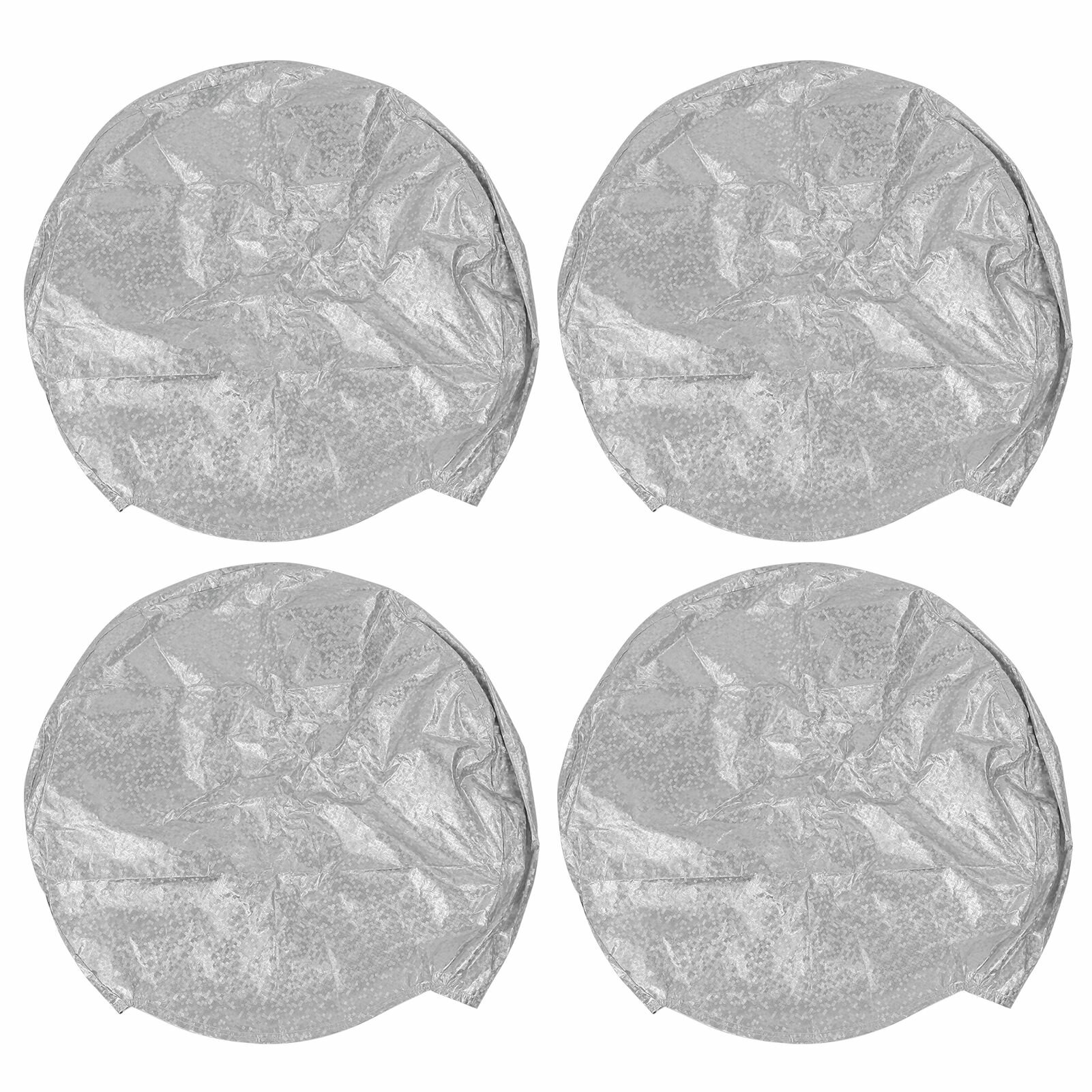 4 шт. водонепроницаемых чехла для шин 23-25 дюймов, алюминиевая пленка с защитой от УФ-излучения для колес легковых автомобилей, грузовиков, внедорожников, автодомов