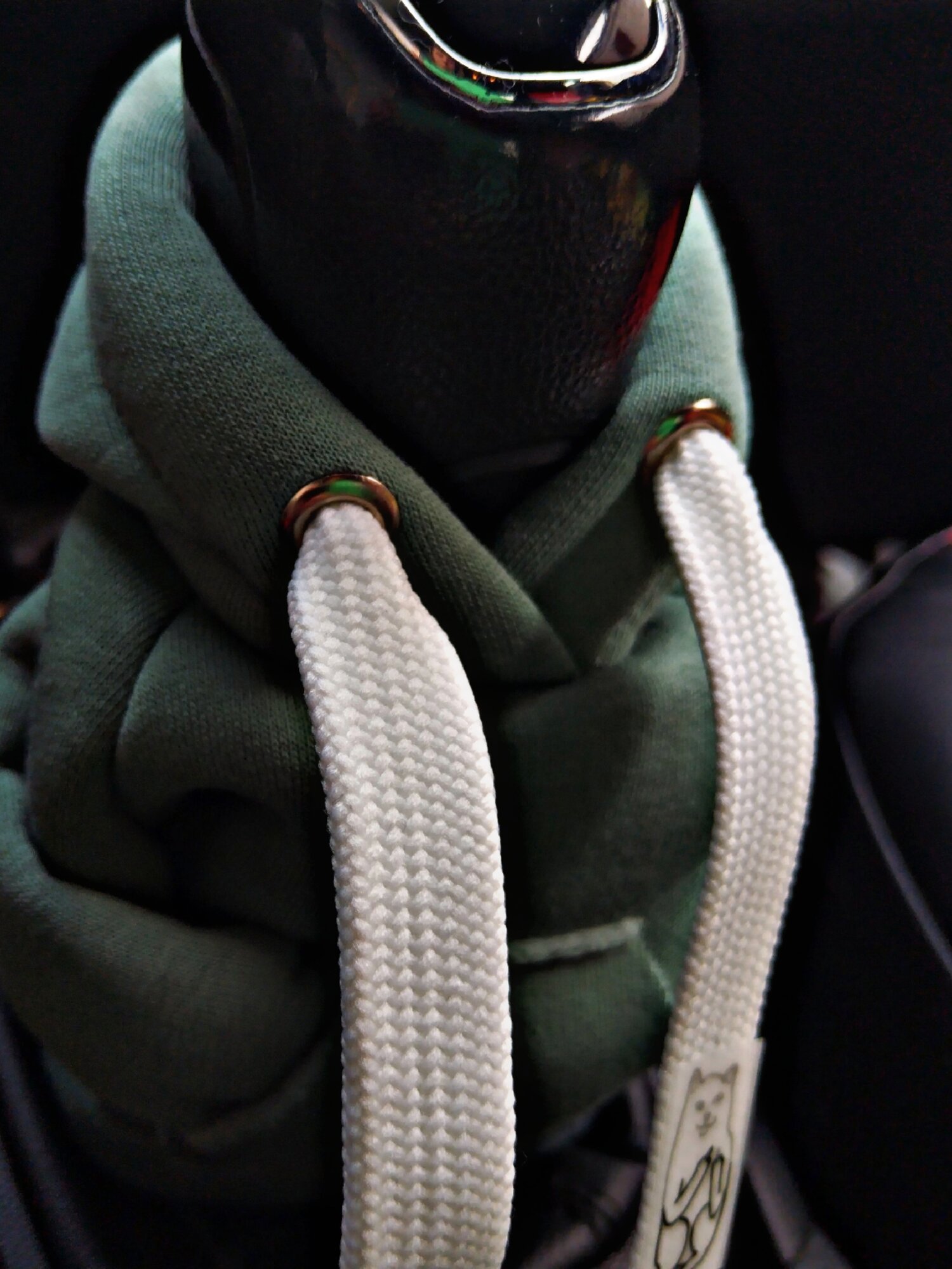 Аксессуар Kutonya "Худи для твоей КПП", для рычага КПП, светло-зелёный, ручная работа