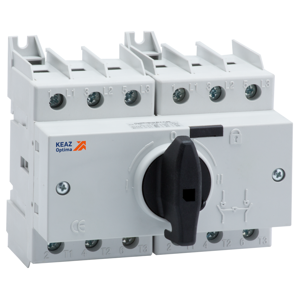 КЭАЗ Выключатель-разъединитель реверсивный OptiSwitch DI-125-3C, 332084