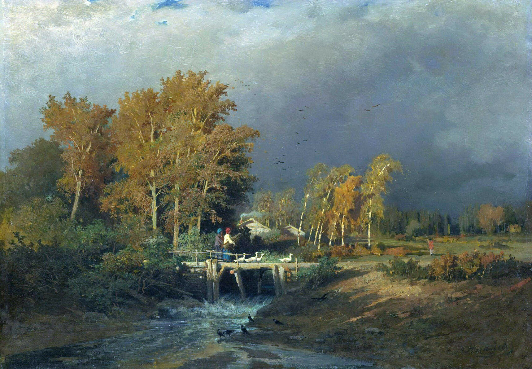 Картина Васильева Фёдора Перед дождём 60х42 см