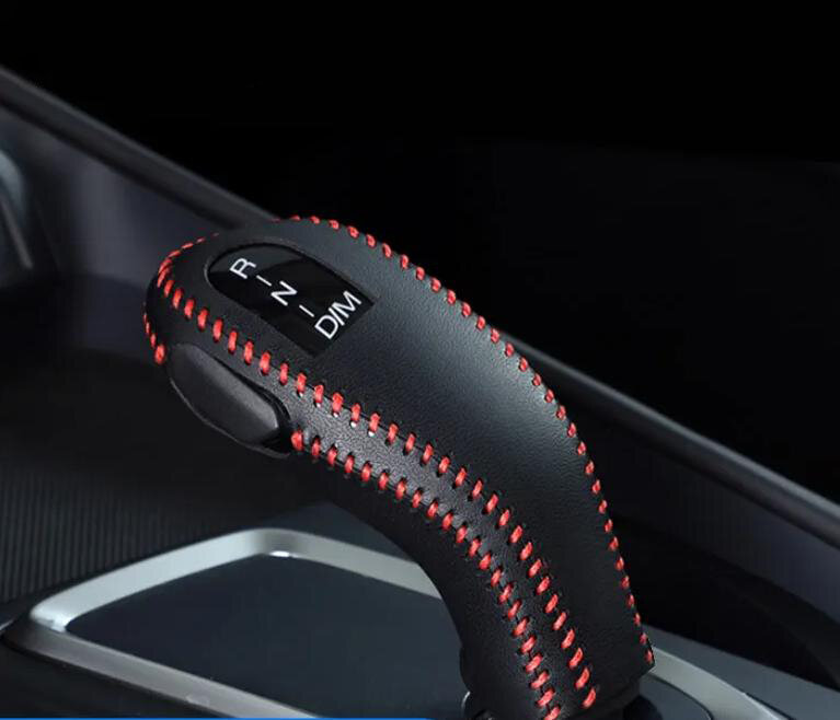 Чехол (оплетка) из натуральной кожи на рычаг селектора передач (ручку) для Haval Хавал F7 F7X 2019-2025 г. г.