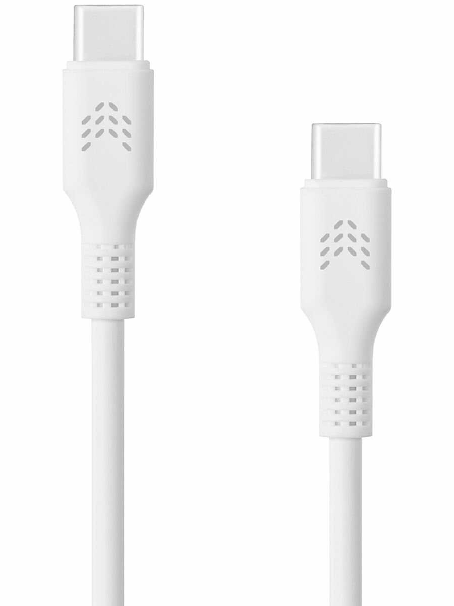 Кабель Rocket Flex, USB Type-C to USB Type-C 3A, 1m белый 1шт