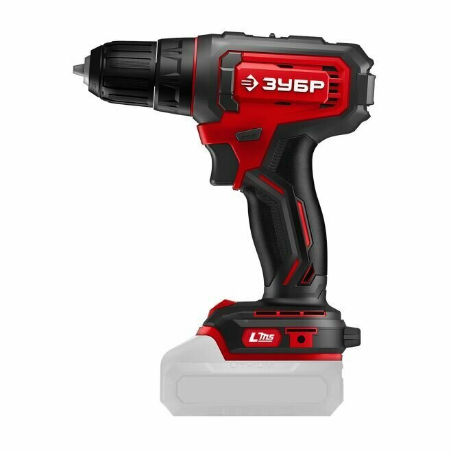 Дрель-шуруповерт, ЗУБР 20 В, 40 Нм, без аккумулятора, без зарядного устройства (LMS)