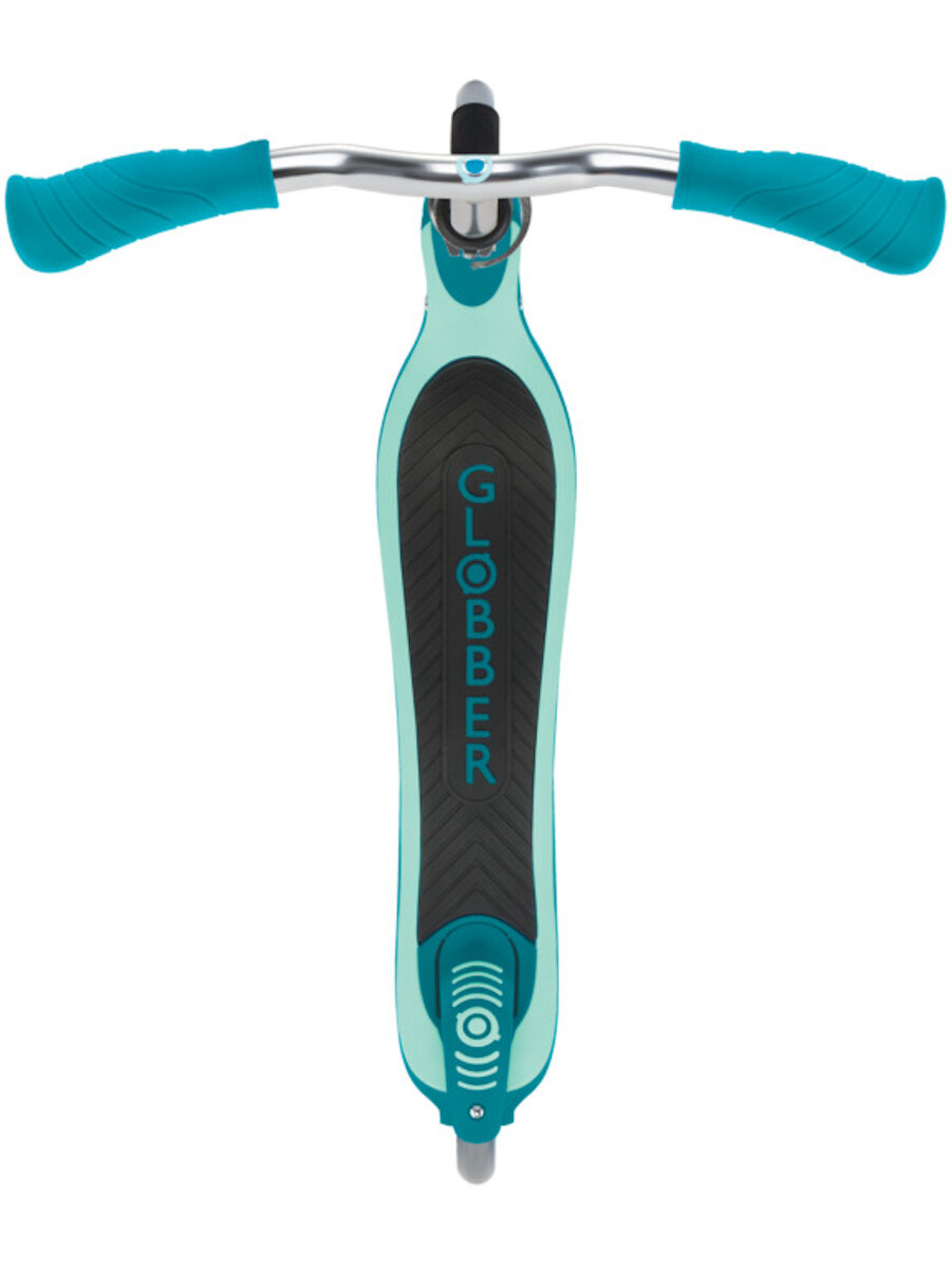 Детский самокат Globber FLOW 125 V2, двухколесный, нескладной - Teal — фото 1