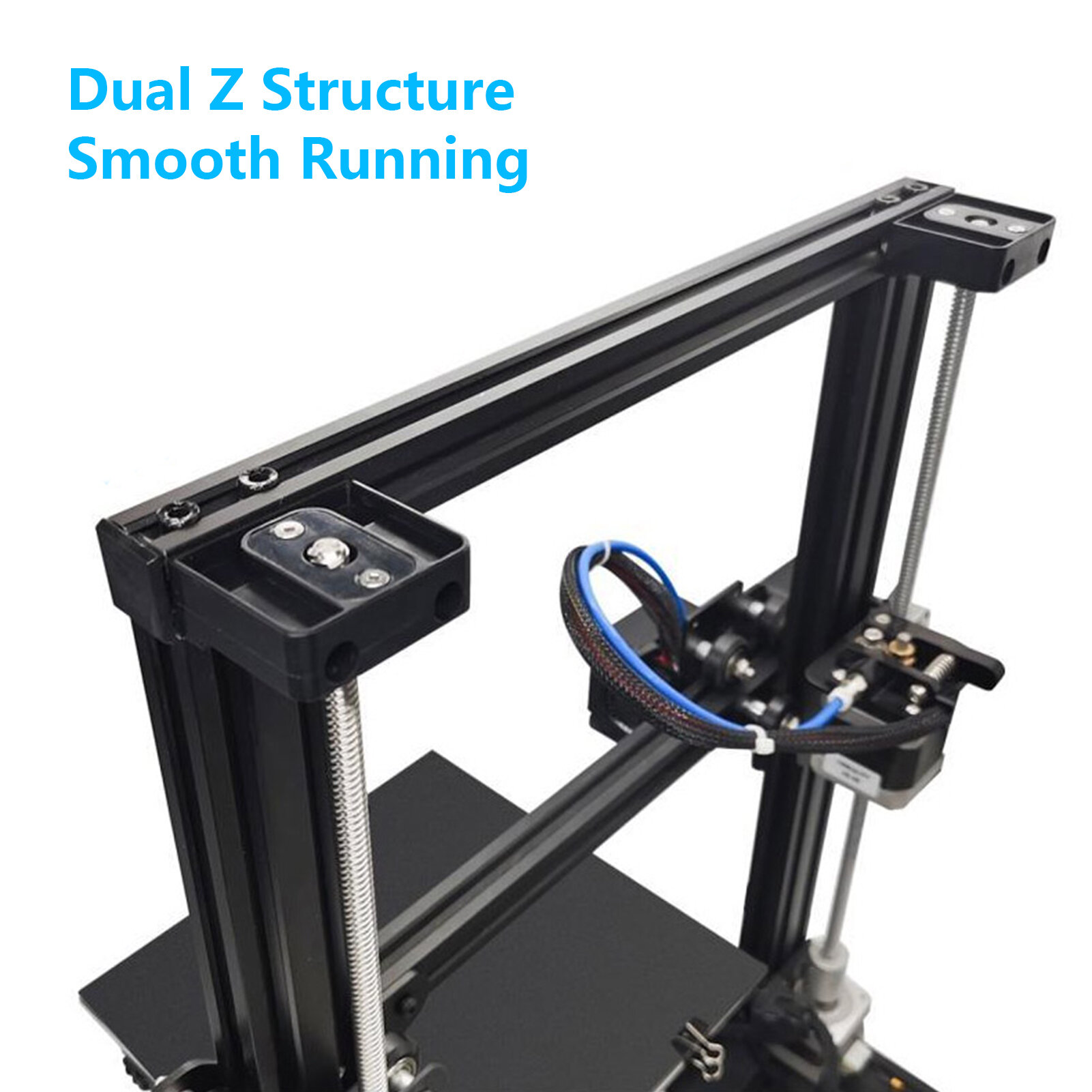 Двухосевой винт T8 365мм для Ender-3, шаговый мотор 42-34