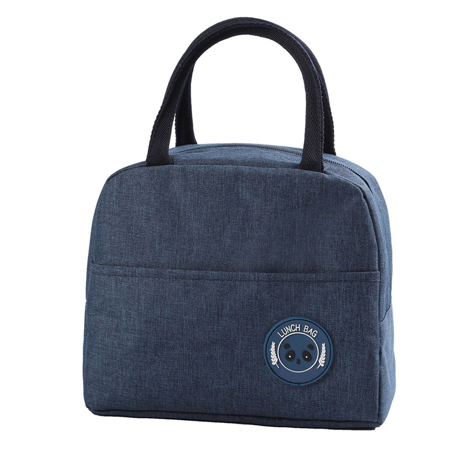 Портативная термосумка объемом 6 л, сумка для ланча, термосумка-холодильник, многоразовая, большая вместимость, герметичная, подходит для школы, работы, путешествий, кемпинга, пикника, походов, темно-синяя.