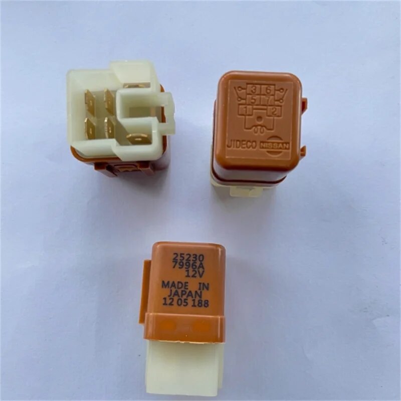 1 шт. новый оригинальный 25230 7996A 252307996A 12 В Nissa 6-контактное реле вентилятора фар