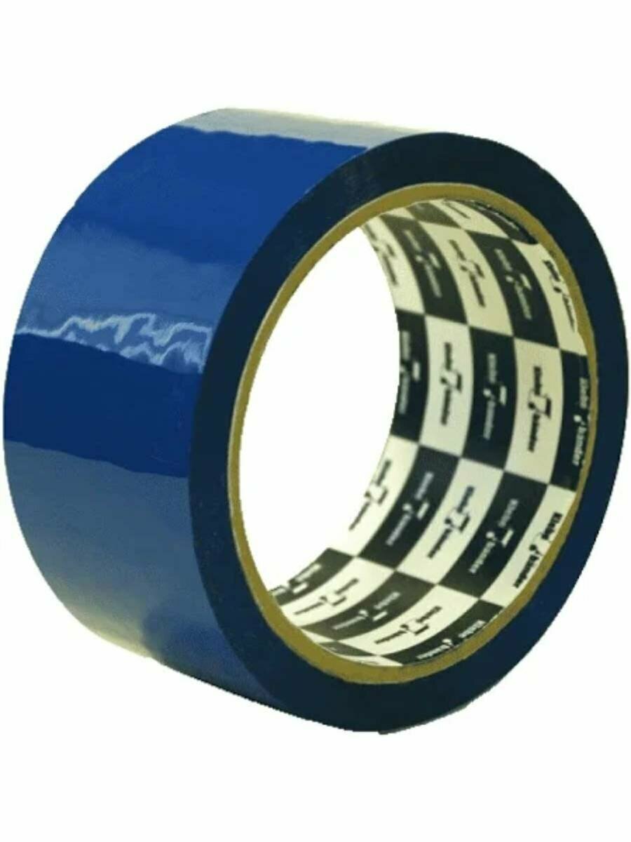 Клейкая лента Klebebander 50 мм 40 мкм бопп 57 метров синяя.