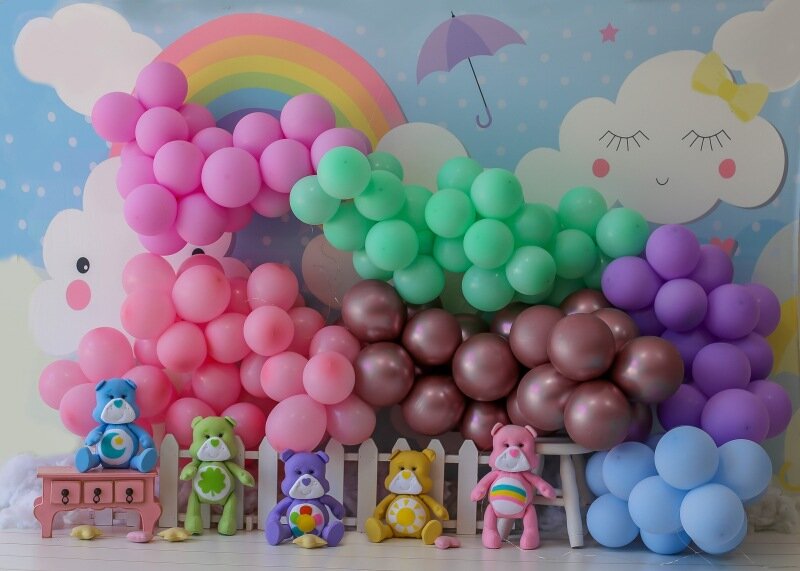 Зарубежная торговля Детский баннер на день рождения Фон для фотографий Детская ванночка Украшение на сто дней Зарубежная торговля Висячая ткань