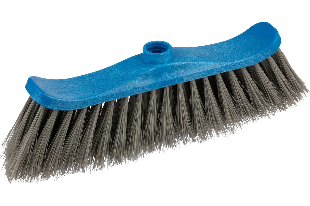 Щетка для пола Рыжий кот крыло 109224 с длинной ручкой и гибкой щетиной для уборки