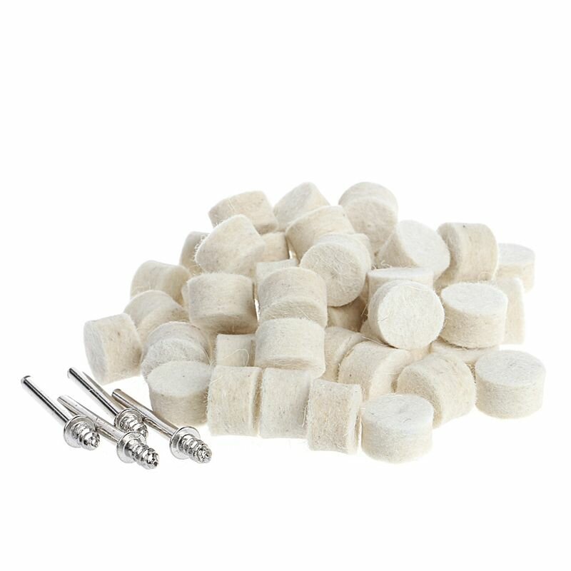 50 шт, шерстяной круг-13 мм