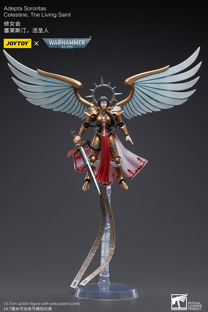 Фигурка JOYTOY Warhammer 40000 Adepta Sororitas Celestine, The Living Saint
