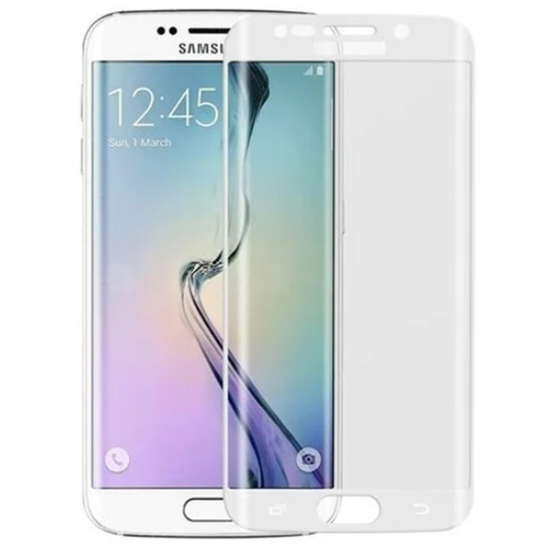 Защитное стекло на Samsung G928F, Galaxy S6 Edge Plus, с загибом, прозрачное, X-CASE