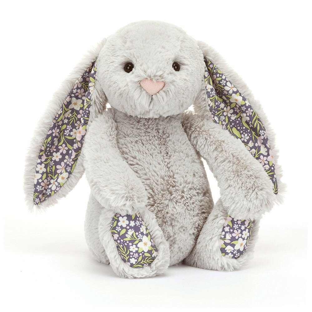 Плюшевый кролик JELLYCAT , интерактивная игрушка, 31см, серый