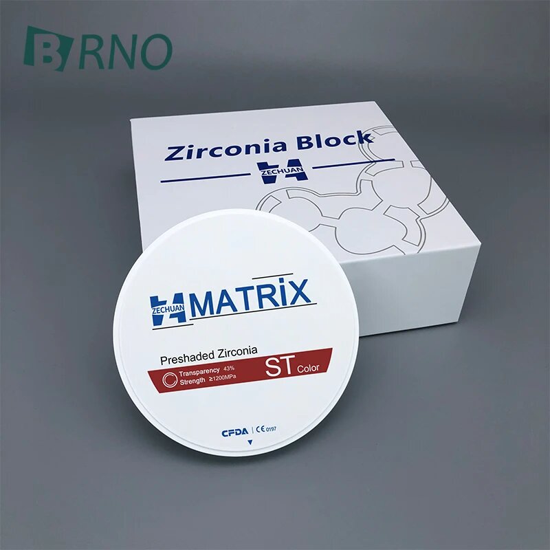 Циркониевый блок ZECHUAN Dental ST A2, 98x16mm