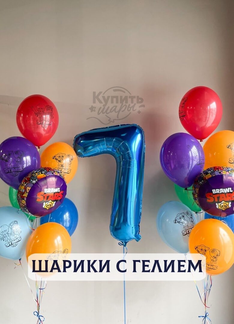 Воздушные шары с гелием, шарики воздушные "Для мальчиков" №400